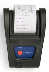 Bowmonk Brakecheck Printer - Future Garage Equipment Services Ltd